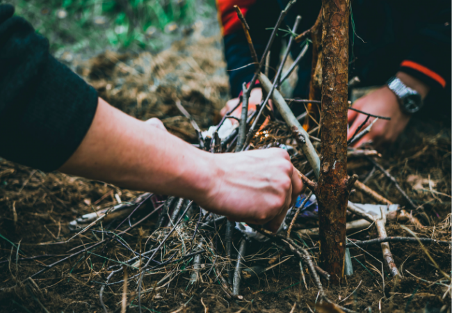 Teepee Fire - How To Build One