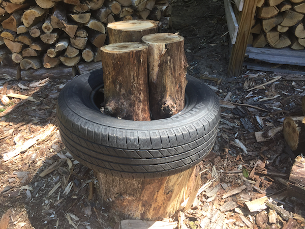 Firewood Splitting Block - Make Your Own